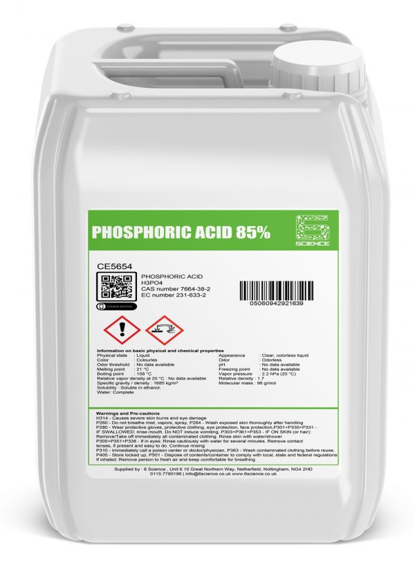 Phosphoric Acid 85% – 6 Science