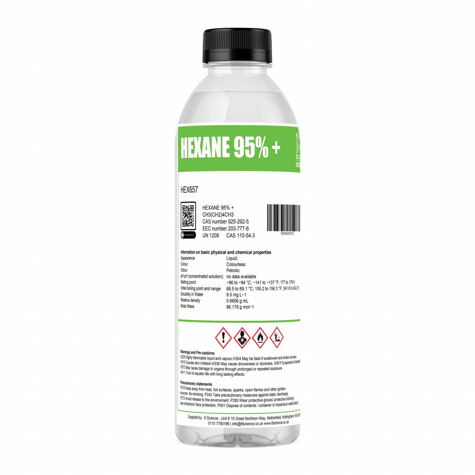 Hexane 99% (n-hexane) – 6 Science