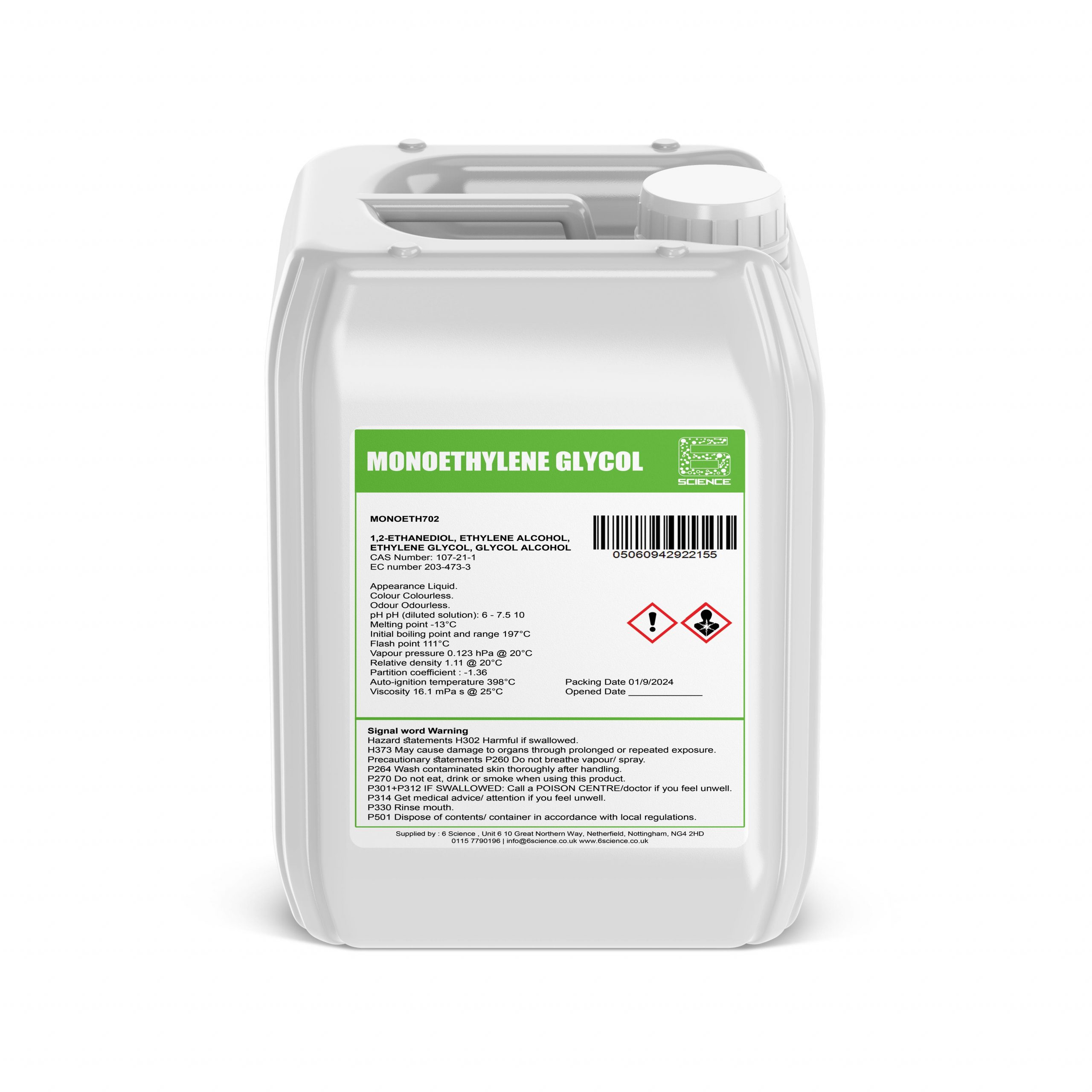 MONO ETHYLENE GLYCOL (MEG) – 6 Science